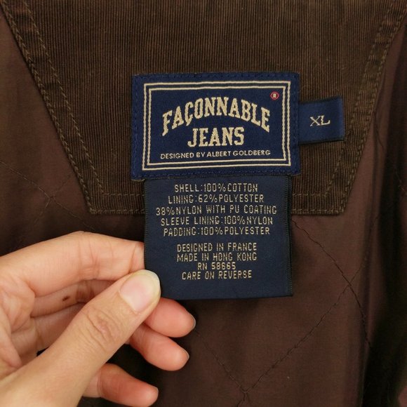 Faconnable | Jackets & Coats | Vintage Faconnable Corduroy Chore Field ...